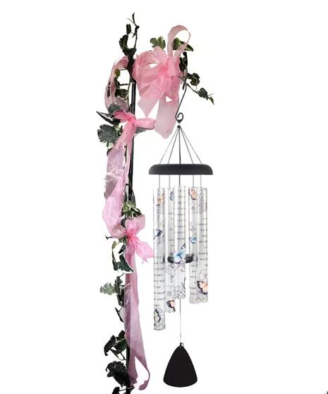 Cardinals Appear Wind Chime Neubauer's Flowers